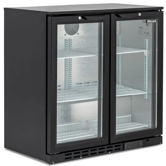 Double Hinged Glass Door Bottle Cooler - Coldtech